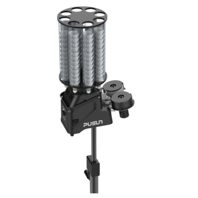 Pusun Pb 6001 Pro Automatic Badminton Shuttlecock Launcher — Practice Match